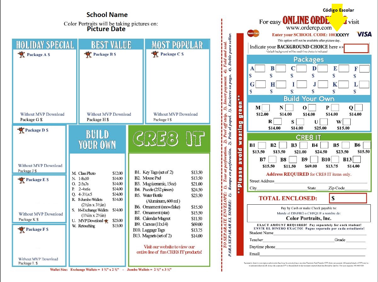 Código Escolar – ¿En qué Día de Fotos podemos ayudarte?